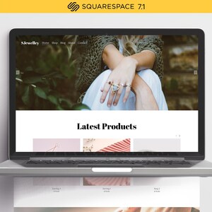 Shop Squarespace 7.1 Template Website Ecommerce Squarespace Blogger ...