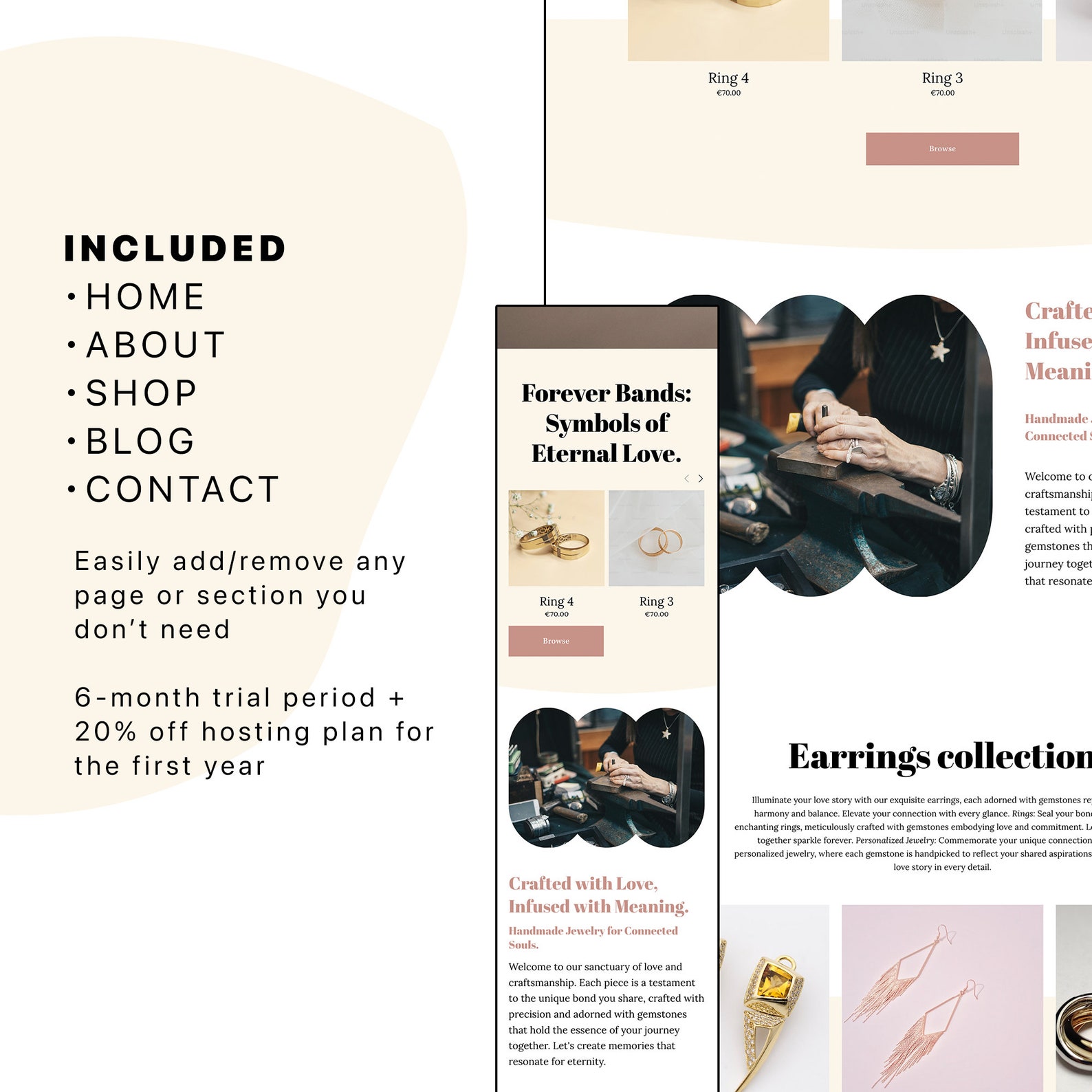 Shop Squarespace 7.1 Template Website Ecommerce Squarespace Blogger ...