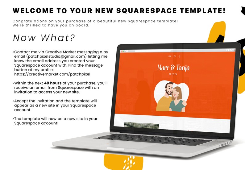 Squarespace 7.1 Template Wedding Website Multilingual Website Template ...
