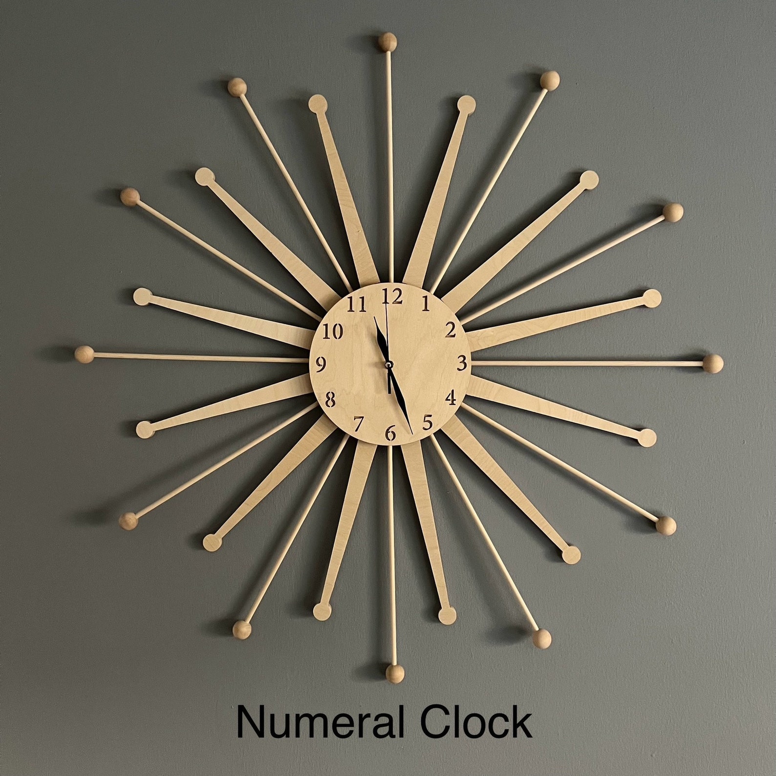 Large 31 Inch Unfinished DIY Starburst Multiple Configurations Solid ...