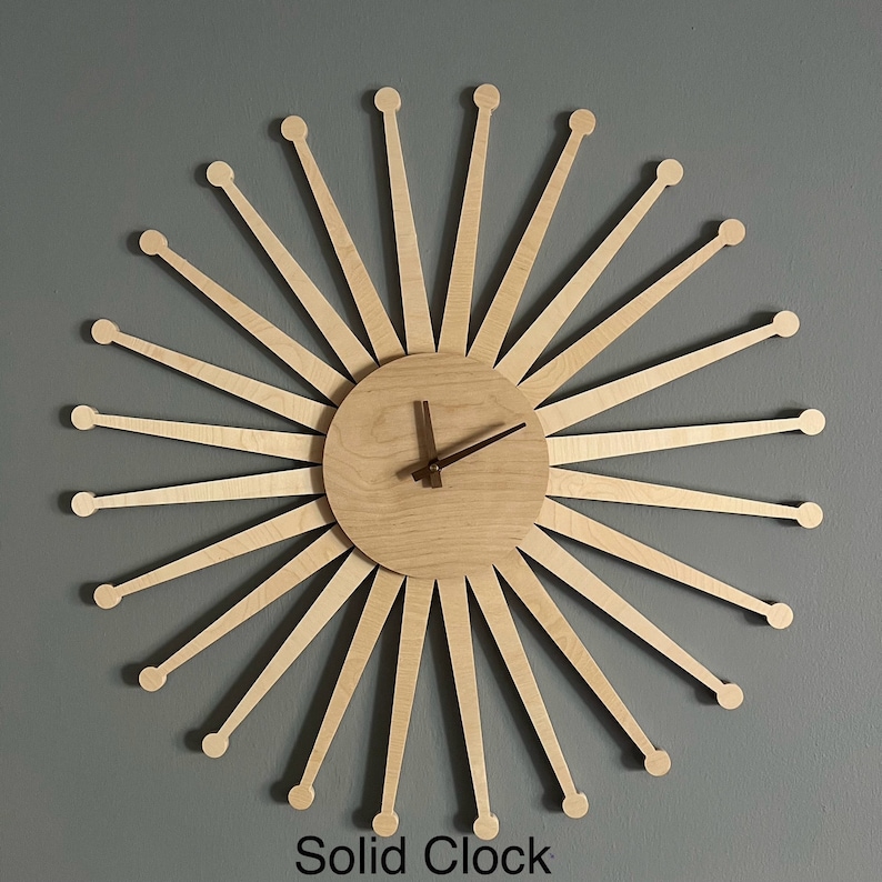 Large 27 Inch Unfinished DIY Starburst - Multiple Configurations Solid ...