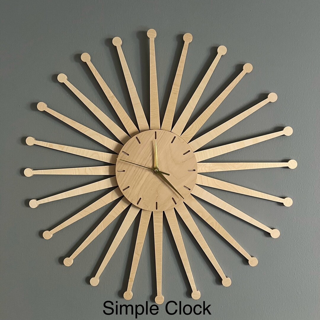Large 27 Inch Unfinished DIY Starburst - Multiple Configurations Solid ...