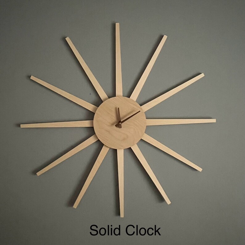 Large 30 Inch Unfinished DIY Starburst - Multiple Configurations Solid ...