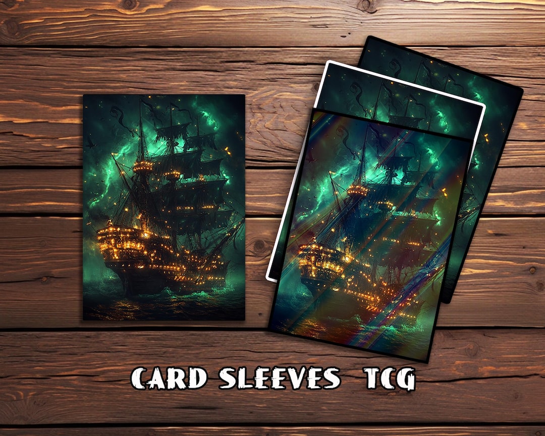 Ethereal Pirate Ship Card Sleeves, TCG Card Sleeve, Custom Card Sleeves ...