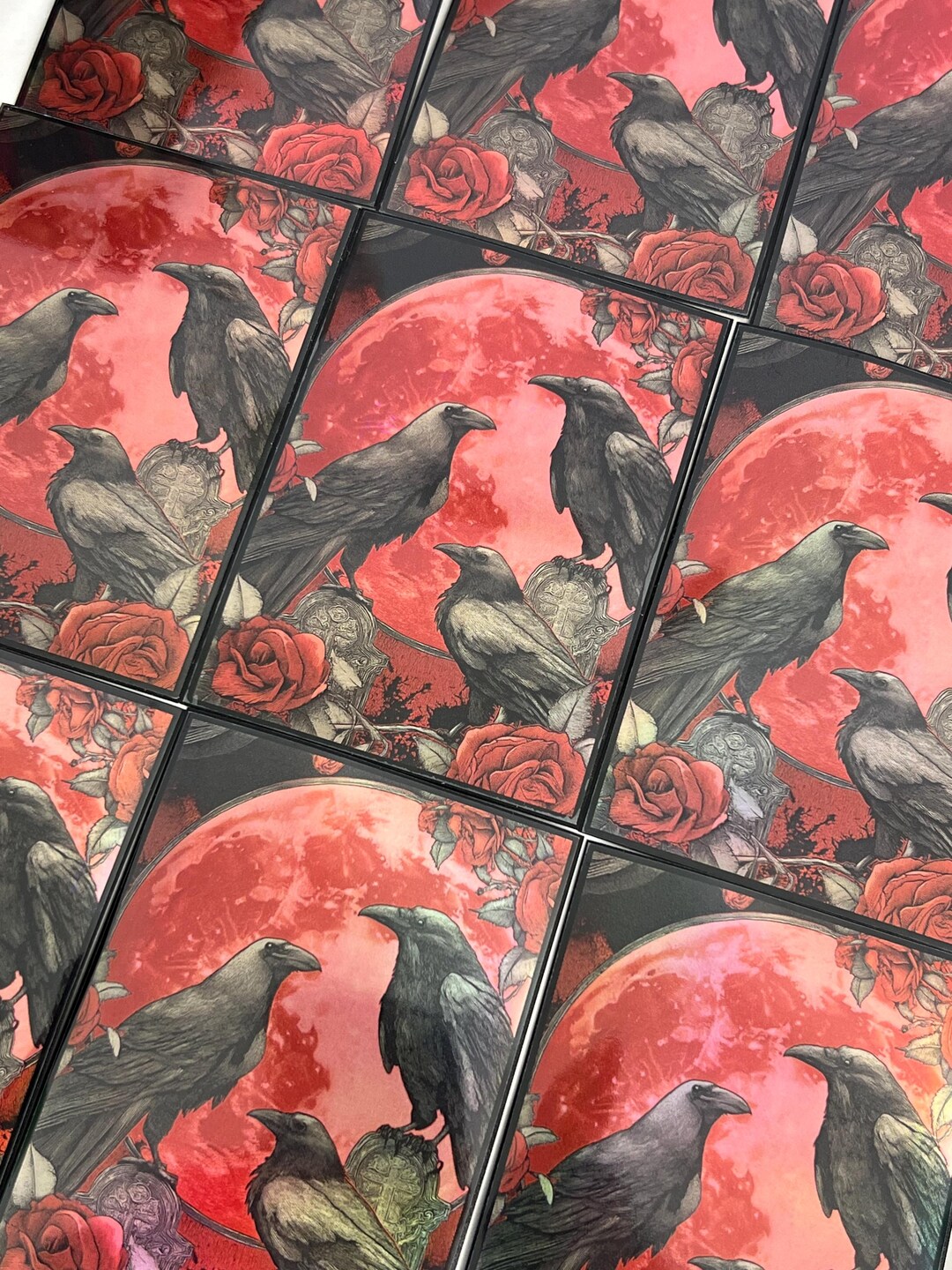Mtg Card Sleeves，gothic Raven Art Card Sleeves， - Etsy Canada