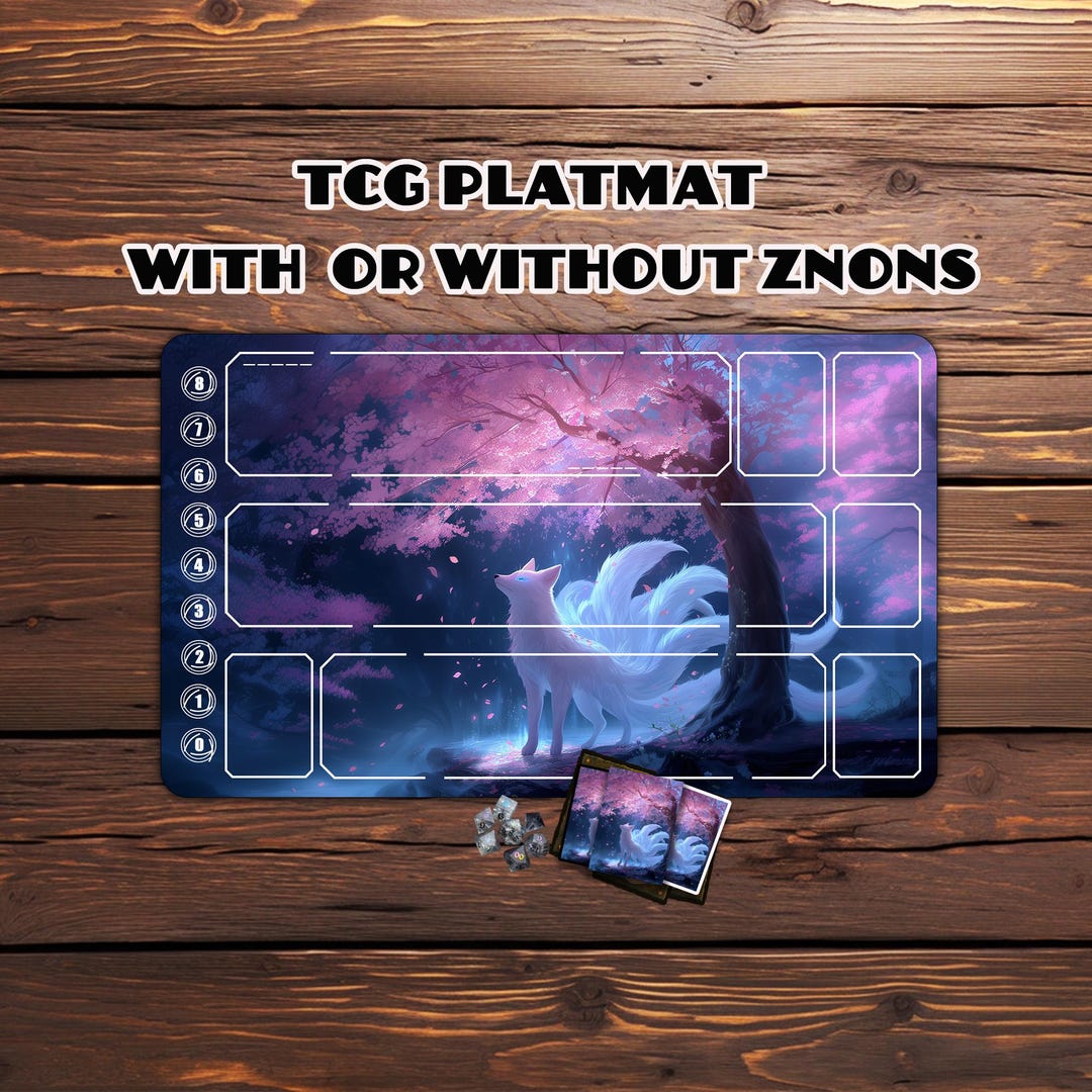 Magic the Gathering，gaming Mat With Zones Option，tcg - Custom Playmat ...