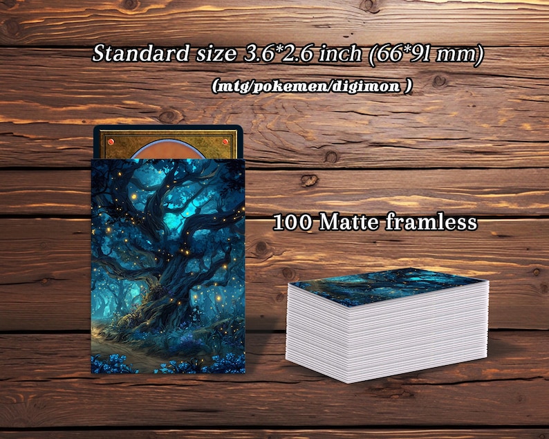 Deck Box for MTG Commander, With Window Display ，enchanted Glowing ...