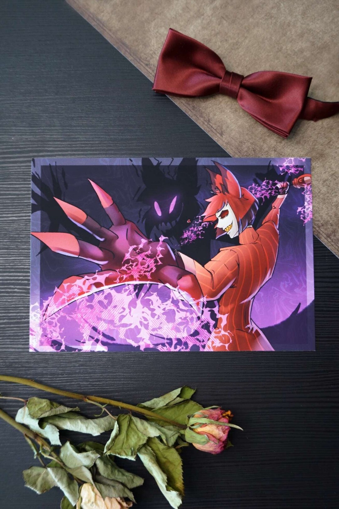 Purple Demon Alastor Art Print - Etsy