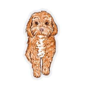 Cavapoo Dog Sticker Original Illustration Planner Pet School - Etsy