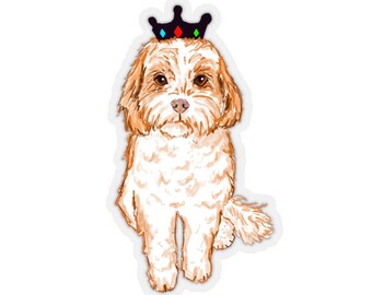 Cavapoo Sticker Original Illustration Planner School Vinyl | Etsy