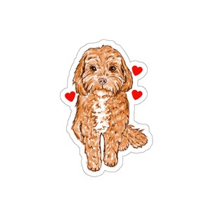 Cavapoo Sticker Original Illustration Planner School Vinyl | Etsy
