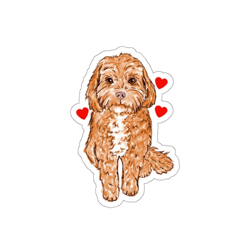 Cavapoo Sticker Original Illustration Planner School Vinyl | Etsy