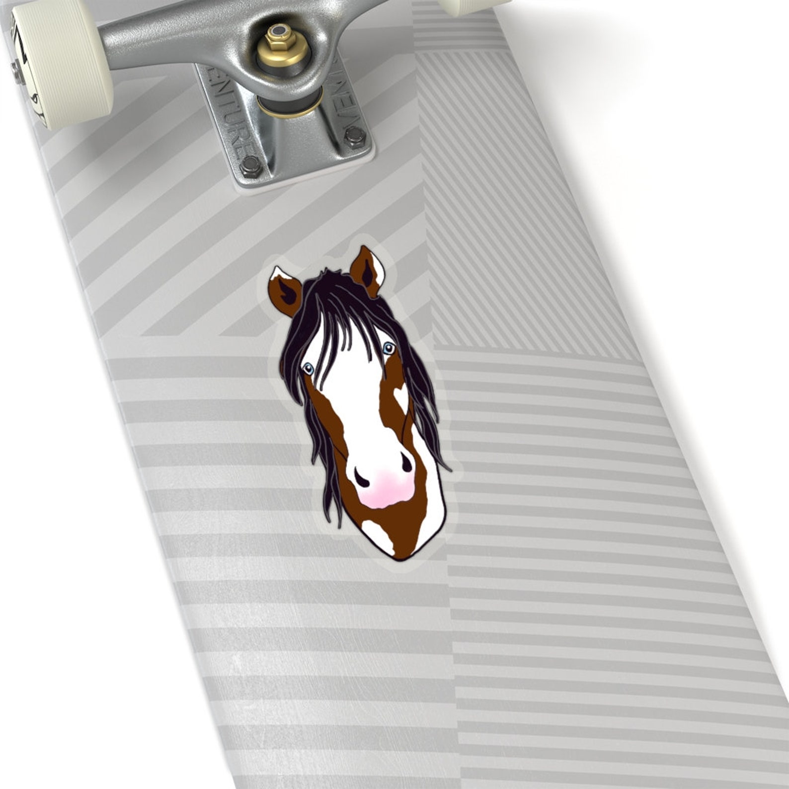 Paint Horse Sticker Blue Eyes Original Illustration Horses | Etsy