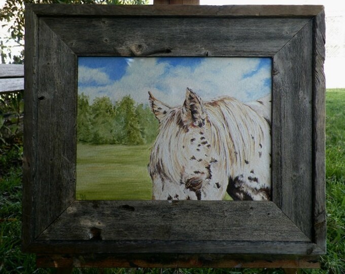Leopard Appaloosa Original Oil Painting Horse Landscape Art by Debra ...