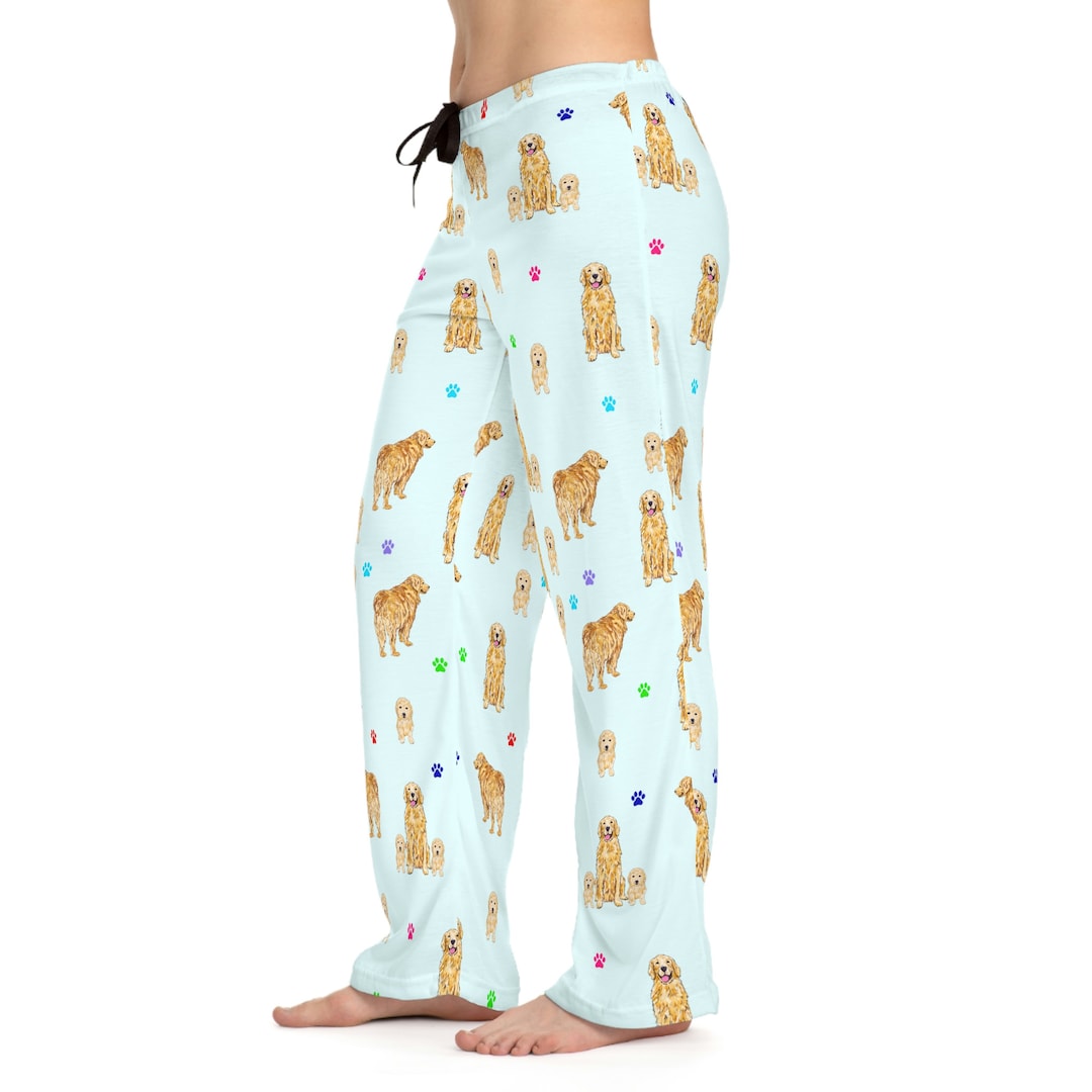Golden Retriever Custom Women's Pajama Pants Dog Mom Gifts Pajama Pant ...