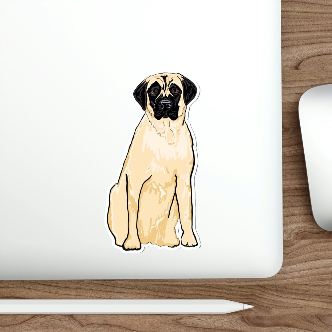 Waterproof English Mastiff Sticker Yellow Lab Vinyl Decal Dog Lover ...