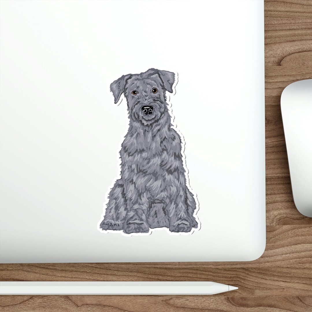 Schnauzer Waterproof Sticker Vinyl Decal Dog Lover Gift Black Schnauzer ...
