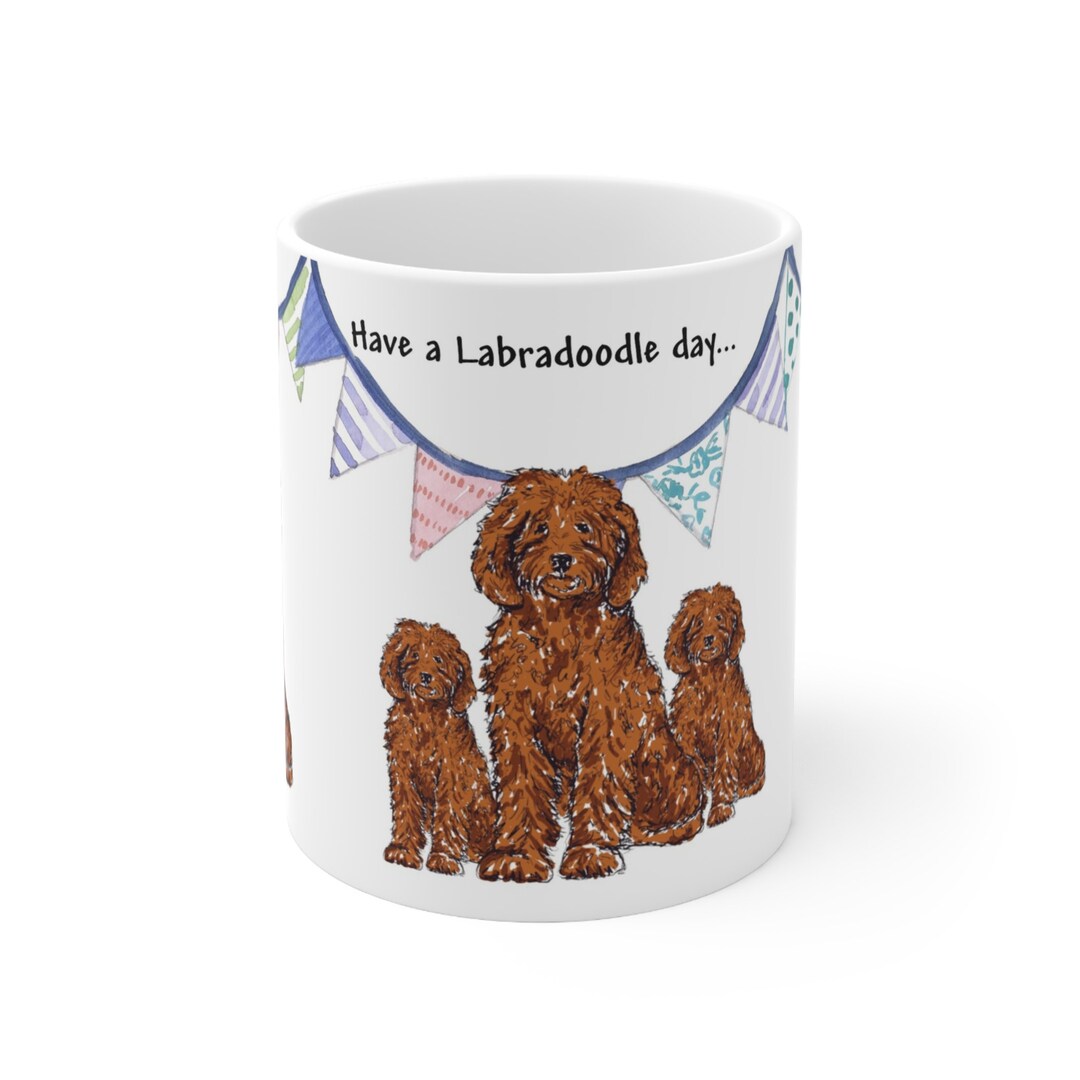 Labradoodle Coffee Mug Custom Goldendoodle Mug Doodle Mug Mom Dad ...