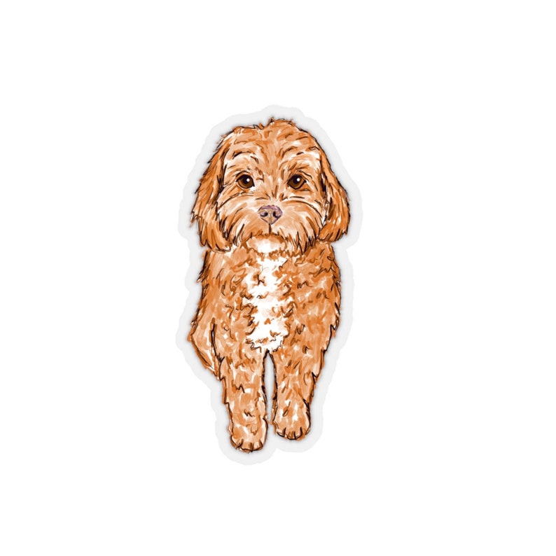 Cavapoo Dog Sticker Original Illustration Planner Pet School - Etsy