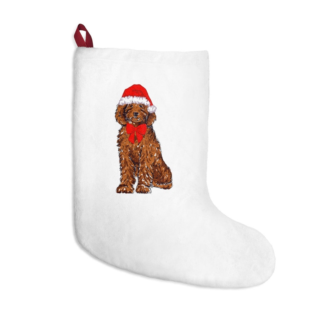Christmas Stocking Goldendoodle Holiday Gift for Labradoodle - Etsy