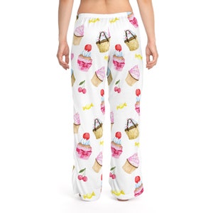 Cupcake Pajamas Women's Pajama Pants Valentines Day Pajama Pant Mothers ...