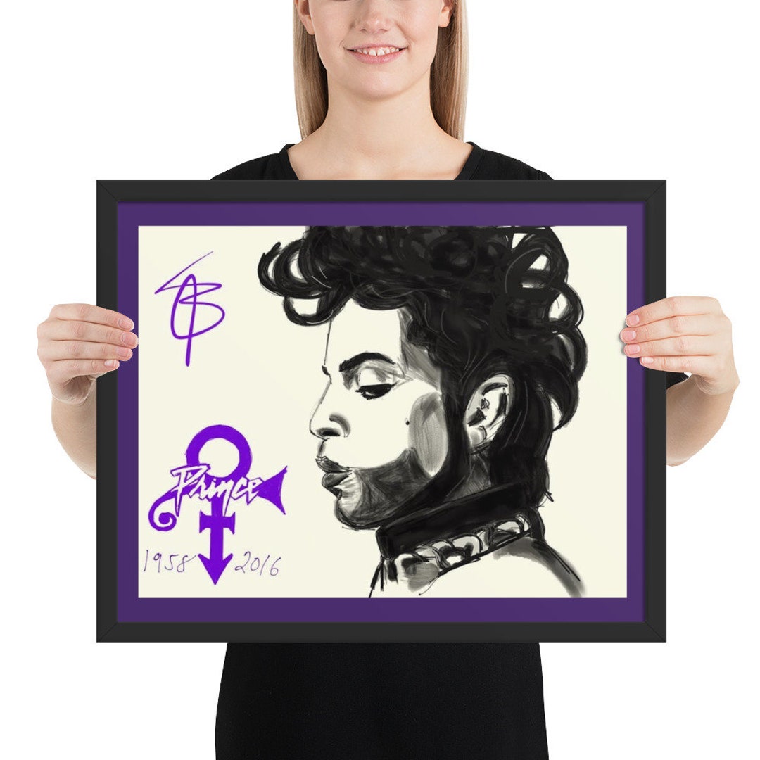 Prince Framed Matte Paper Poster - Etsy