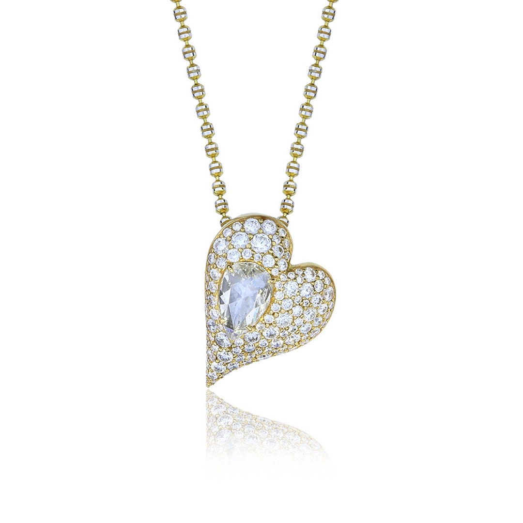 Kat Florence 18K Yellow Gold Old World Collection 1.24ctw Natural ...