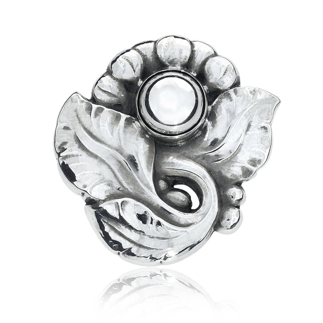 Georg Jensen Denmark Sterling Silver #71 Floral Brooch - Etsy