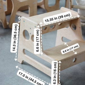 Montessori Helper Step Stool, Learning Tower, Gift for Kids Steps Stool ...