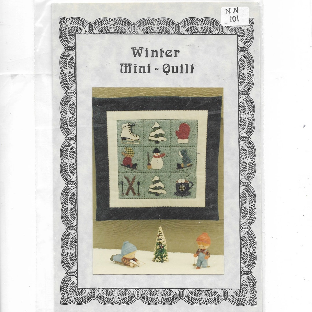 Winter Mini Quilt Pattern 101 - Etsy