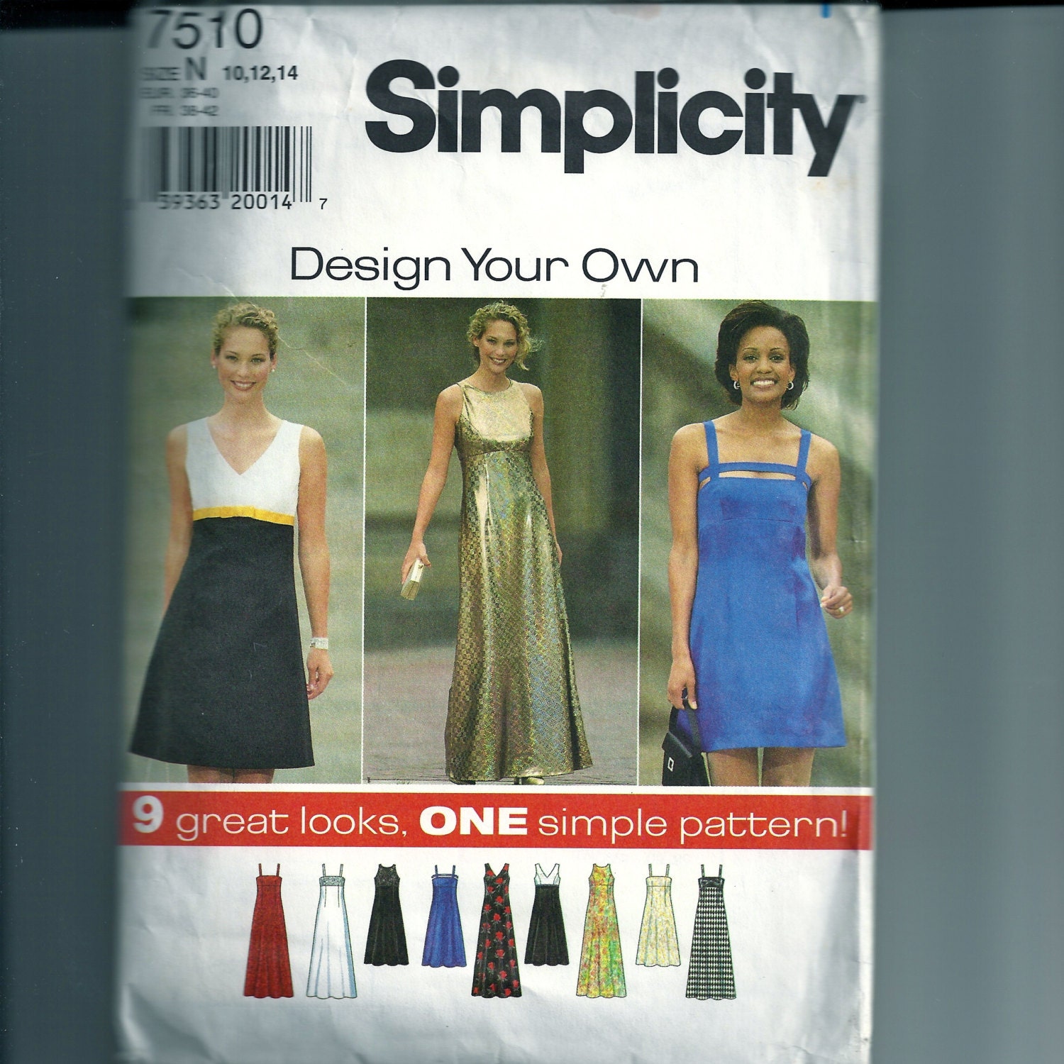 Simplicity Misses'/Miss Petite Dress Pattern 7510 | Etsy