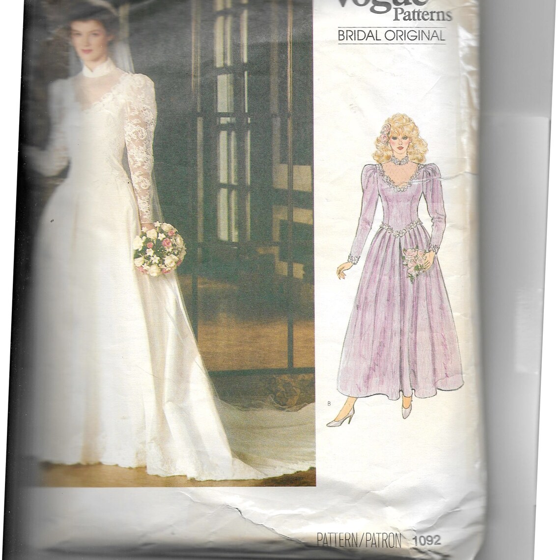Vogue Misses' Bridal Dress and Petticoat Pattern 1092 - Etsy