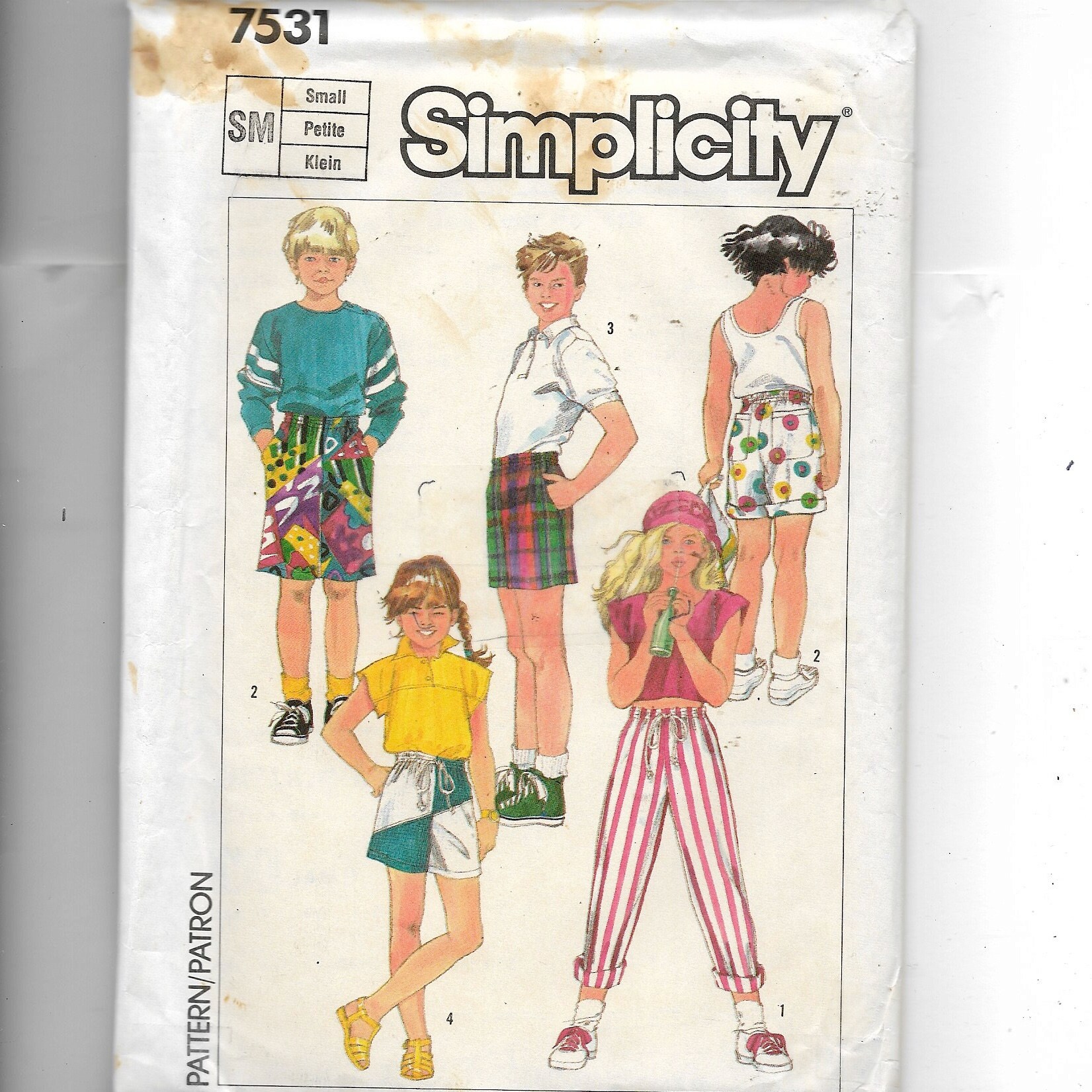Simplicity Boys' and Girls' Jams in Three Lengths Pattern 7531 - Etsy