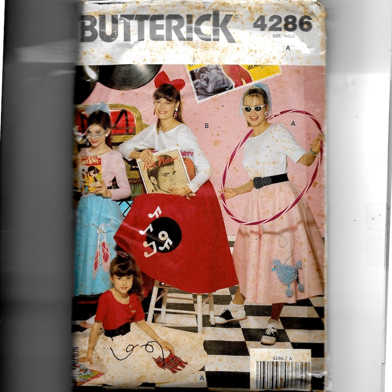 Butterick Misses' Top and Skirt Pattern 4286 - Etsy