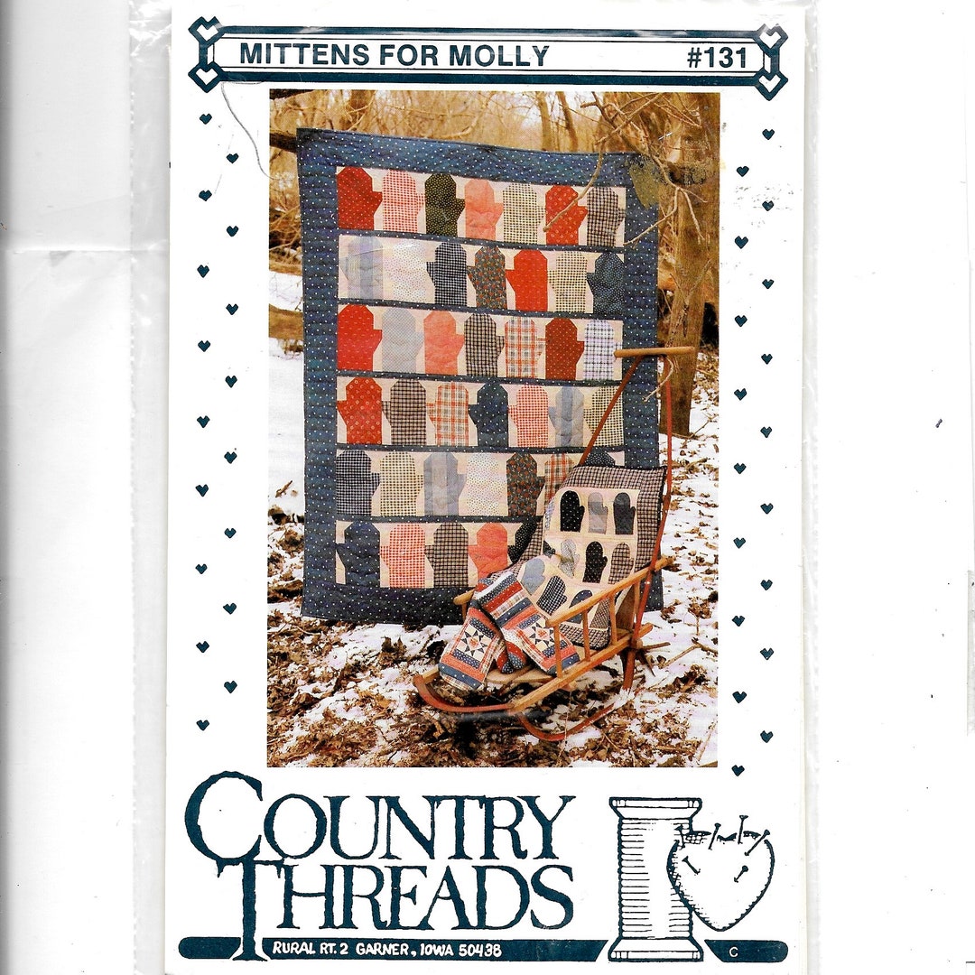 Country Threads mittens for Molly Pattern 131 - Etsy
