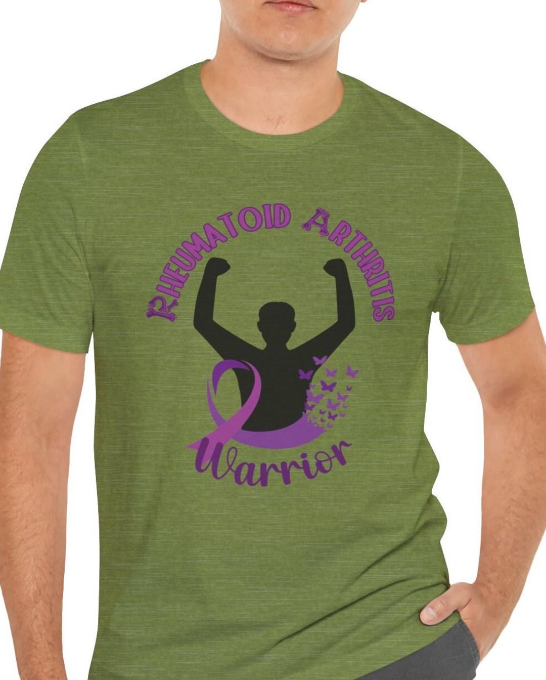 Rheumatoid Arthritis Warrior T-shirt for Men, Rheumatoid Arthritis ...