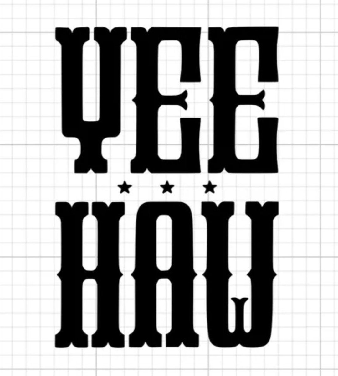 Yee Haw Sticker/decal - Etsy