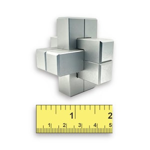 Bill's Ball Bearing Burr (aluminum) Puzzle. Brain Teaser, Mechanical ...