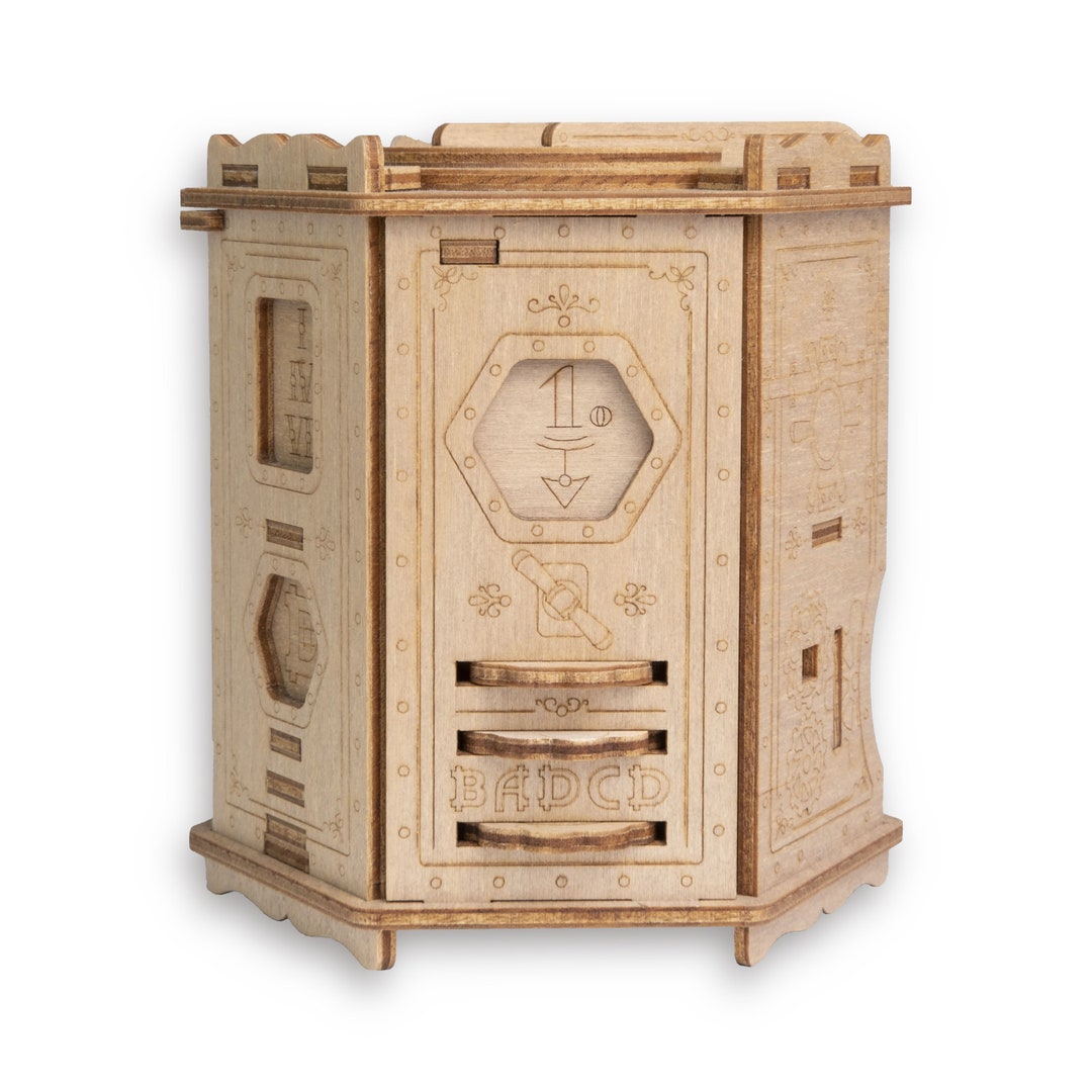 Fort Knox Box Pro Wood Puzzle. Puzzle Master. IQ Logic. Brain Teaser ...