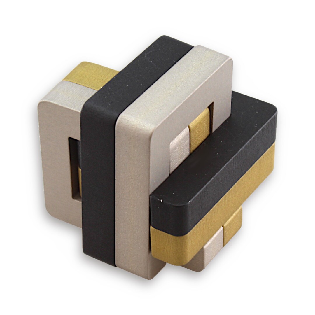 Knotty 6 Metal Puzzle, Brain Teaser, Mechanical Puzzle, IQ Logic Teaser ...
