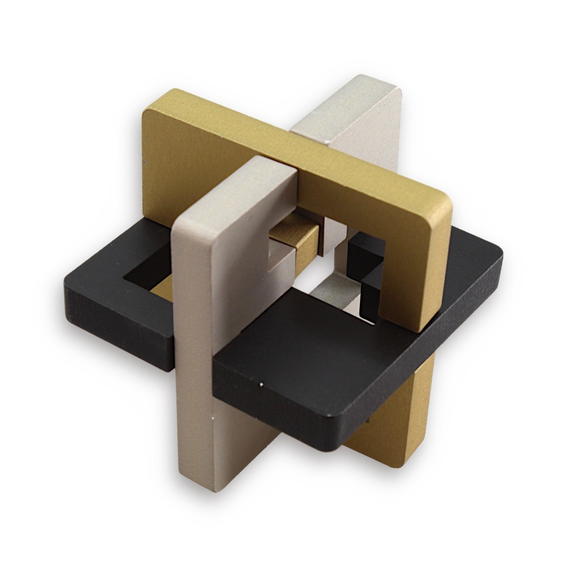 Castel Metal Puzzle. Brain Teaser, Mechanical Puzzle, IQ Logic Teaser ...