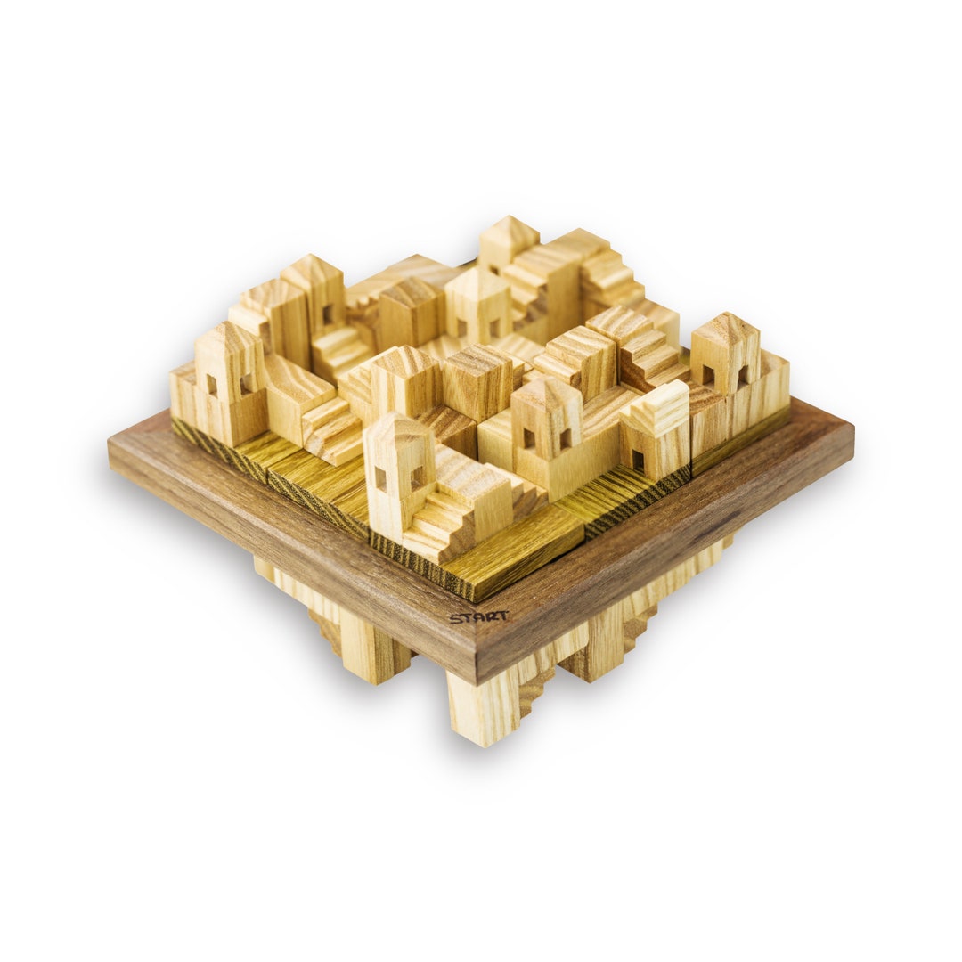 The Moving Castles Wood Puzzle is From, Pelikan Puzzles. IQ Logic ...