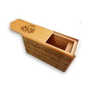 Japanese Puzzle Box Goblet Secret - Kirichigae Wood Puzzle Box, Wooden ...
