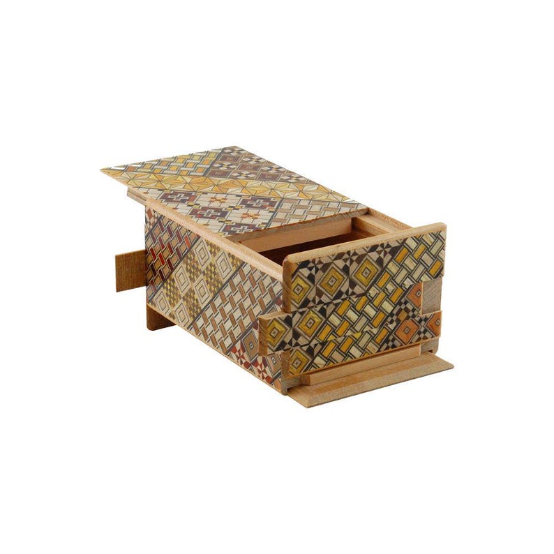 Japanese Puzzle Box 4 Sun 21 Step Koyosegi, Wood Puzzle Box, Wooden ...