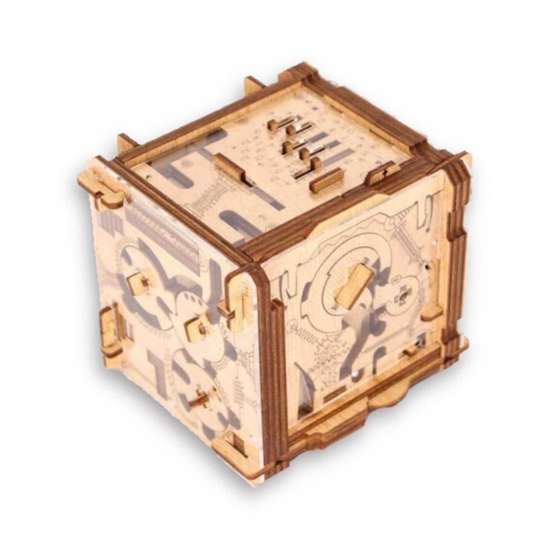 A-maze-ing Safe, Amazing Puzzle Box. Idventure, Puzzle Master, Wood ...