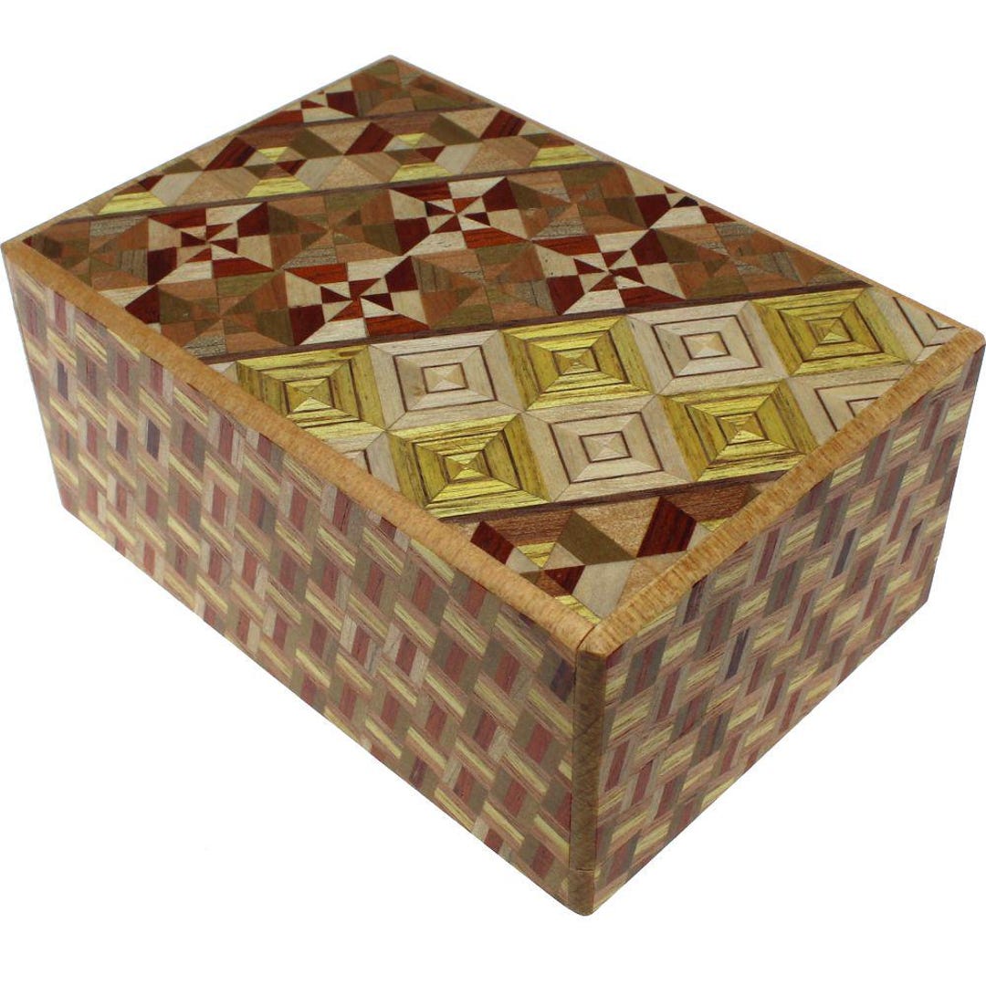 Japanese Puzzle Box 4 Sun 18 Step Koyosegi / Kuzushi, Wood Puzzle Box ...