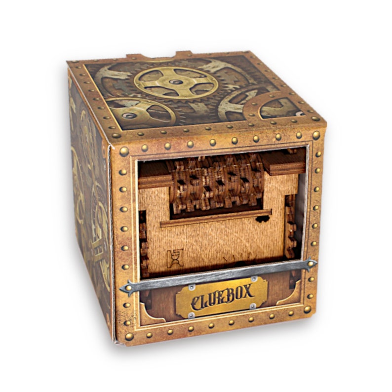 Cluebox: Schrodinger's Cat - 60 Minute Escape Room is a Wood Puzzle Box ...
