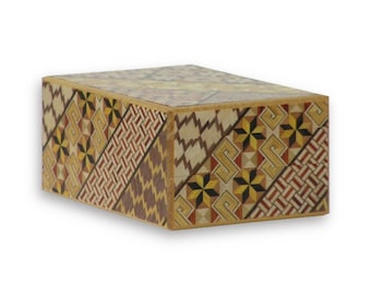 Japanese Puzzle Box Goblet Secret - Kirichigae Wood Puzzle Box, Wooden ...