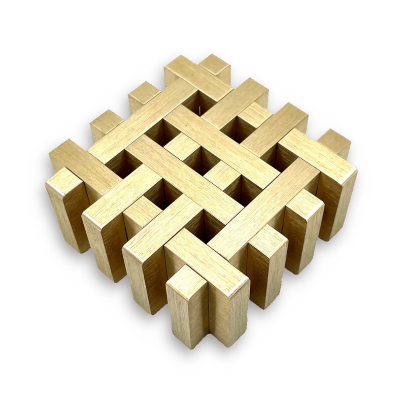 Partitions is a Metal Puzzle From Cubicdissection. IQ Logic Puzzle ...