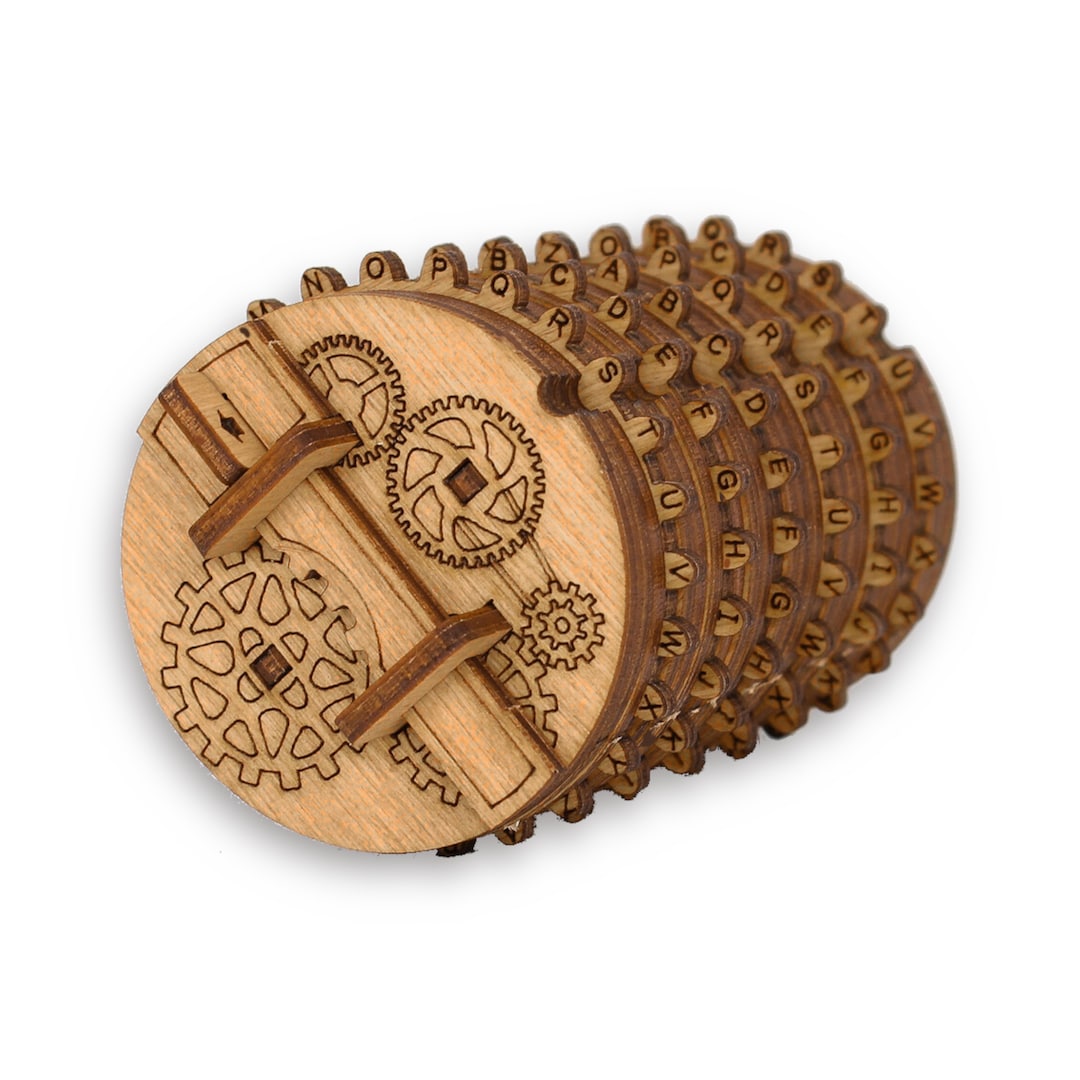 Kryptos Wood Safe Puzzle by Idventure IQ Logic, Brain Teaser, Puzzle ...